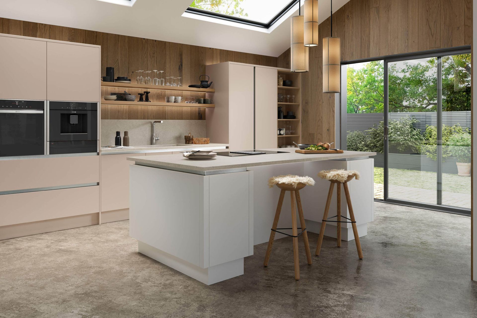 Zola Soft-Matte Handleless - Kitchens For Less